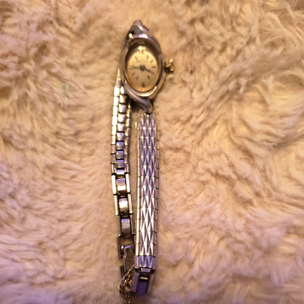 Ladies Vintage Bulova Watch 10k Rolled Gold Plated Ra… - Gem